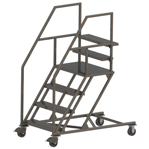 Access Stand with Flip-Down Step | Factory Supply